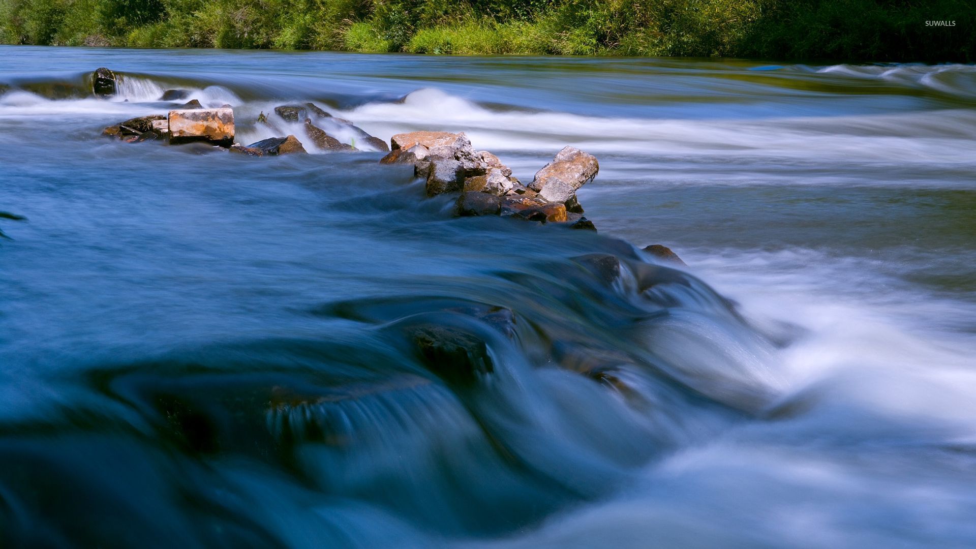 River Flowing On The Rocks Wallpaper Nature Wallpapers 52594 River Flowing On The Rocks Wallpaper Nature Wallpapers 52594