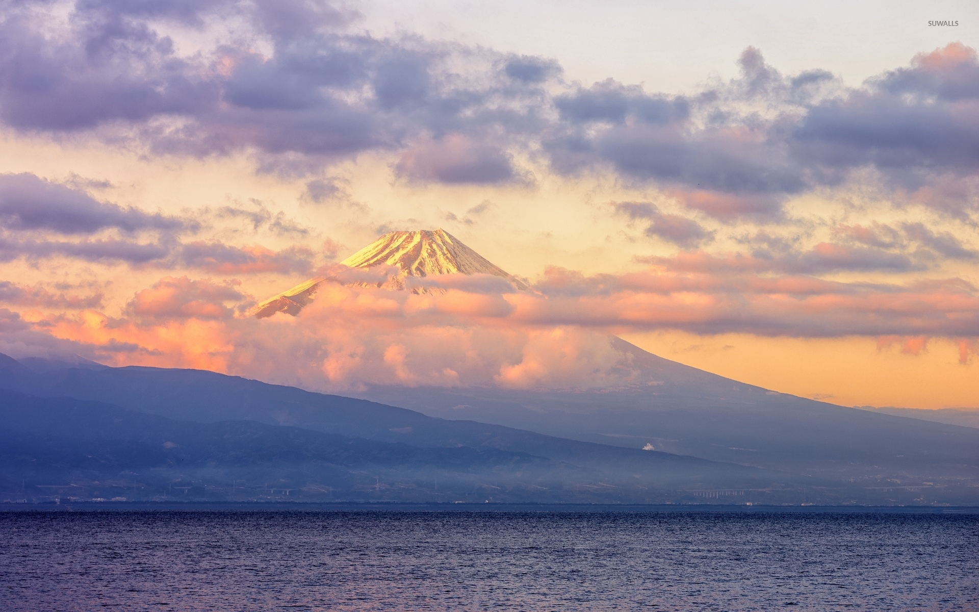 Sunrise Over Mount Fuji Wallpaper Nature Wallpapers 35004